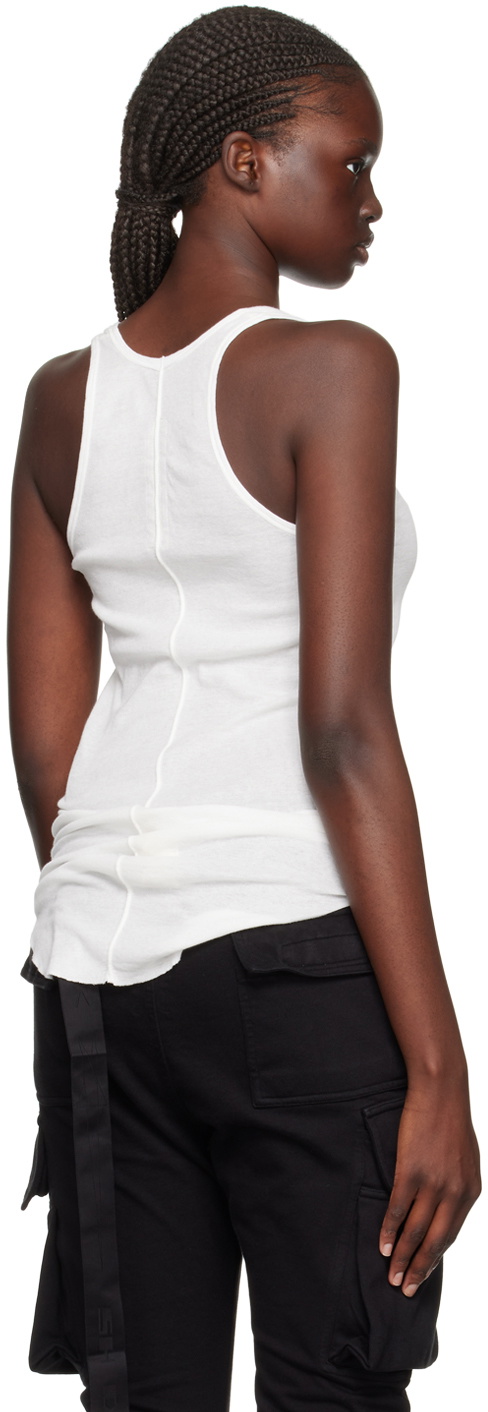 Rick Owens DRKSHDW White Drk Tank Top Rick Owens Drkshdw