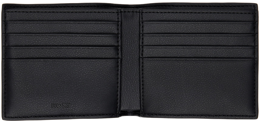 BOSS Black Logo Lettering Faux-Leather Wallet BOSS