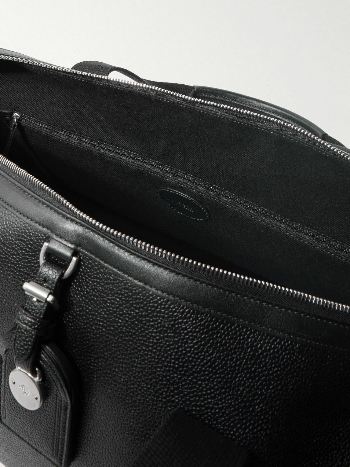 Mulberry - Medium Clipper Eco Scotchgrain, Canvas and Leather Weekend ...