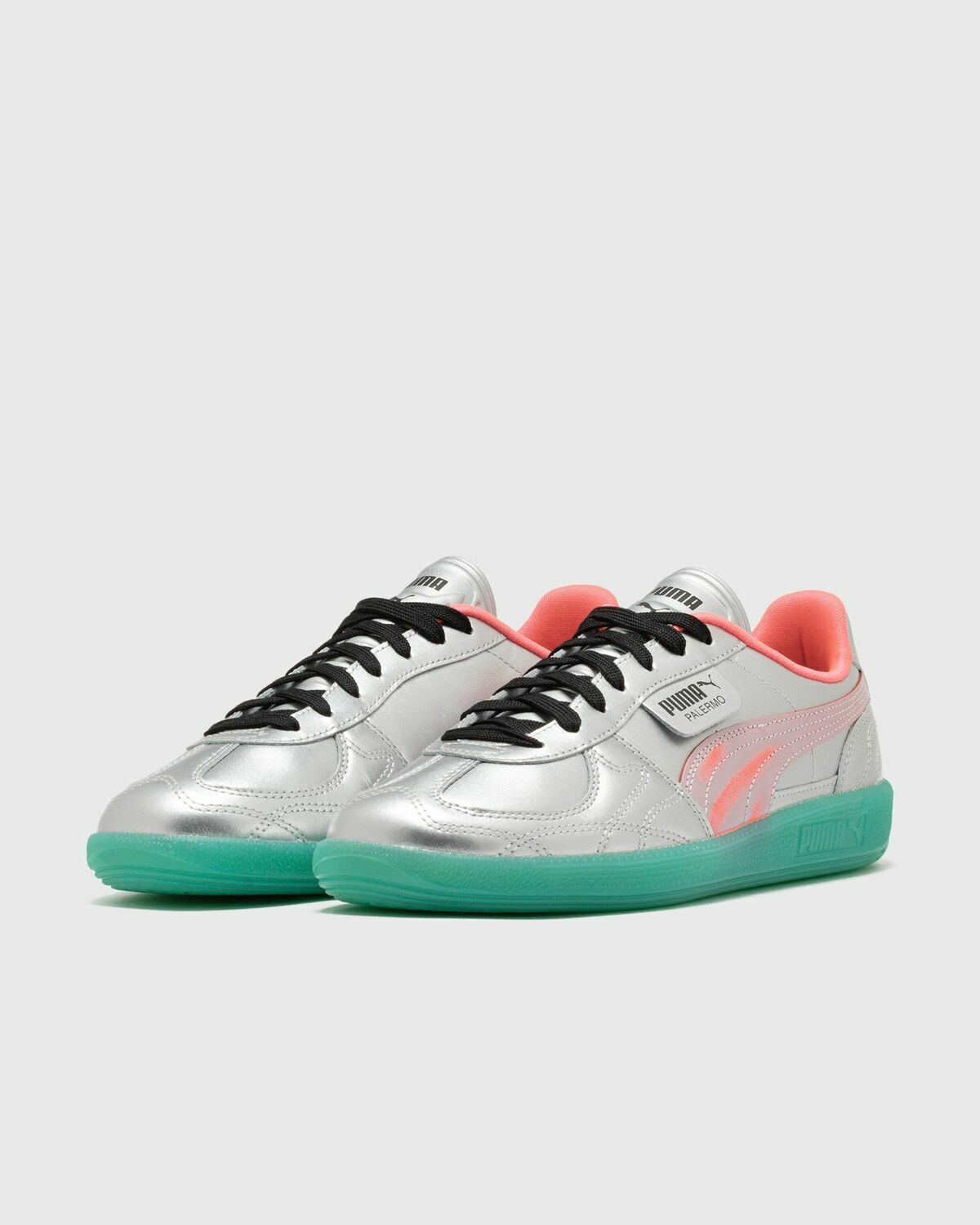 Puma Palermo New Gen Footy Silver Lowtop Puma