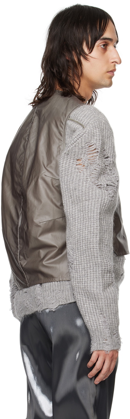 HELIOT EMIL Gray Phlogiston Technical Vest Heliot Emil