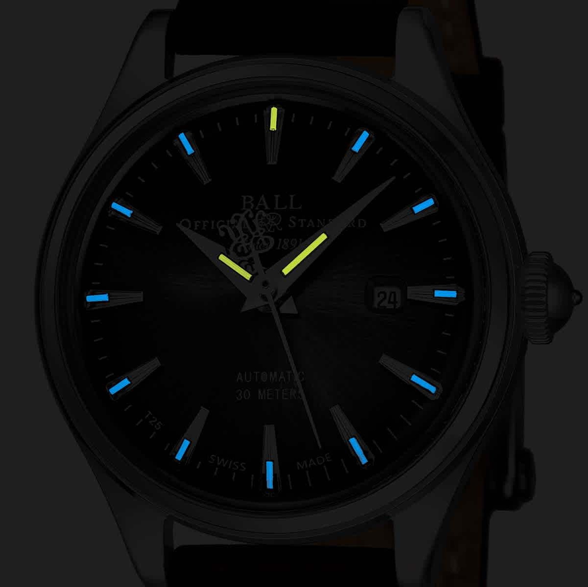 Ball Trainmaster Eternity Automatic Black Dial Ladies Watch NL2080D-LJ ...