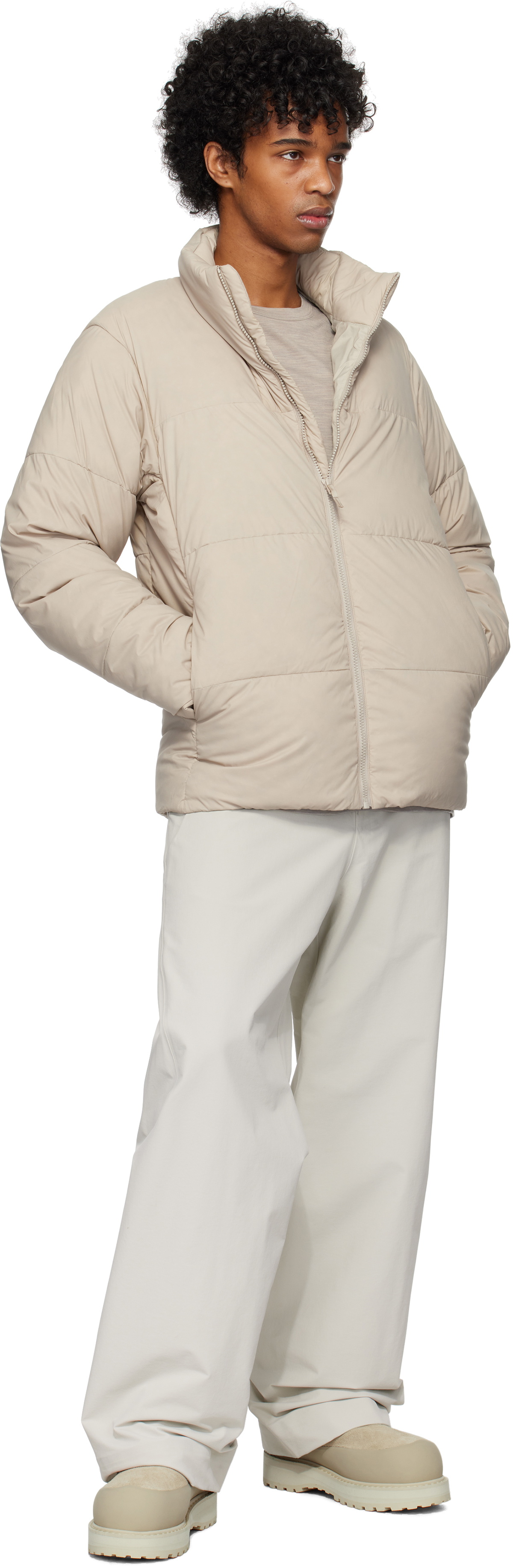 Veilance Beige Conduit Down Jacket Arc'teryx Veilance