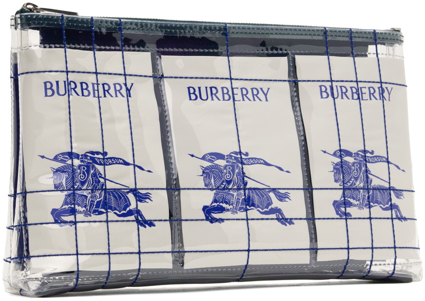 Burberry Transparent EKD Label Pouch Burberry