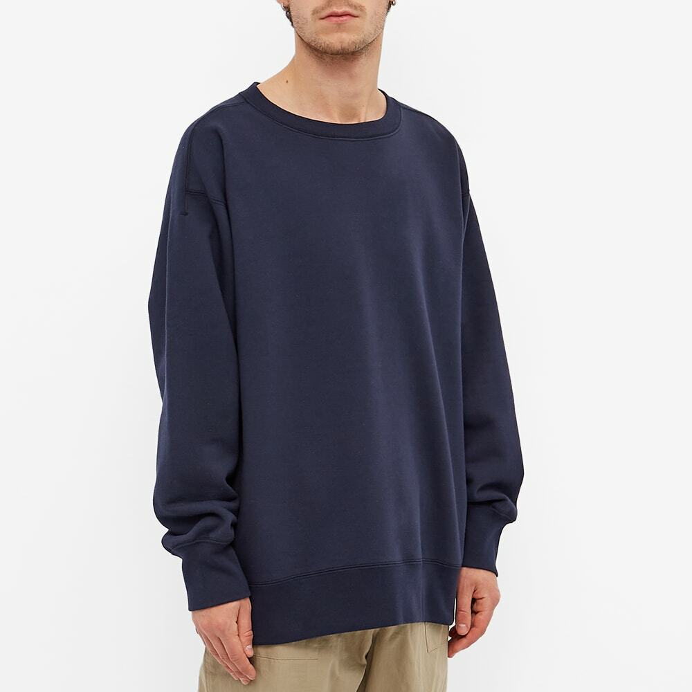 Nanamica Men's Crew Sweat in Navy Nanamica
