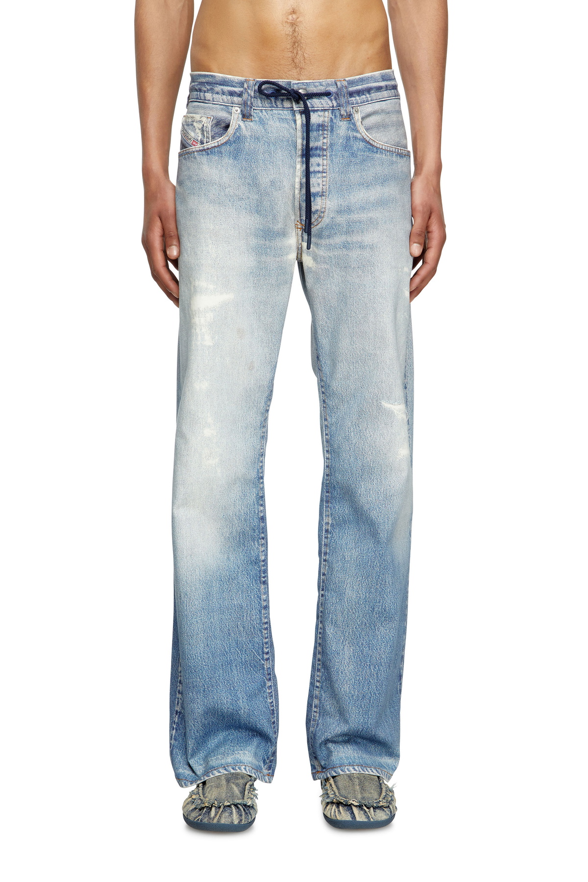 Diesel Relaxed 2080 D-Reel Joggjeans - Jeans Mens in Blue Diesel