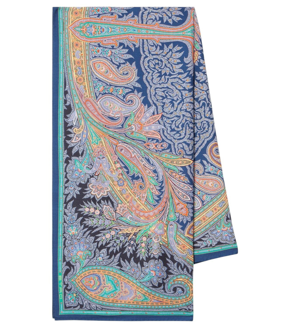 Etro Aida paisley wool and silk scarf Etro