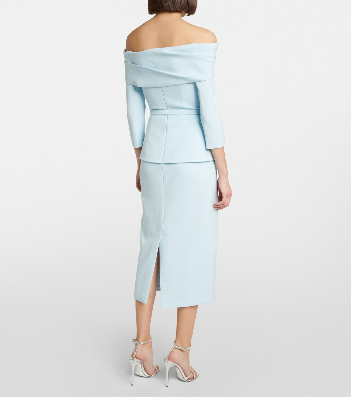 Safiyaa Tinsley off-shoulder midi dress Safiyaa