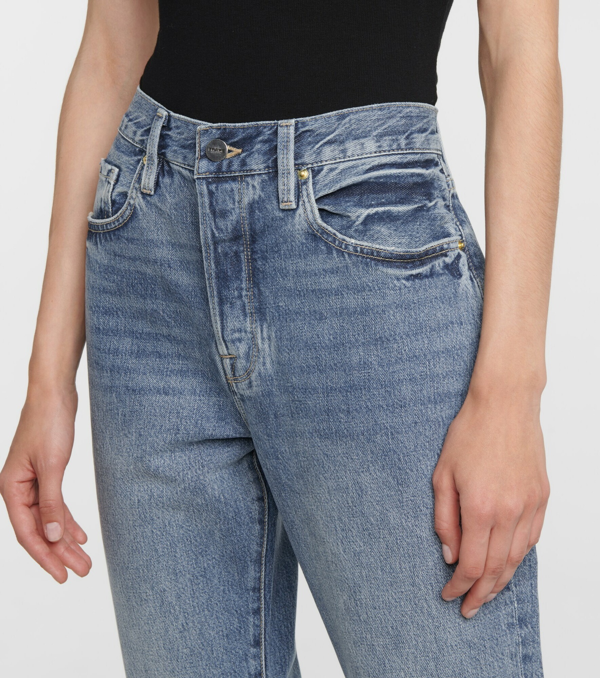 Frame - Le Original high-rise slim jeans Frame Denim