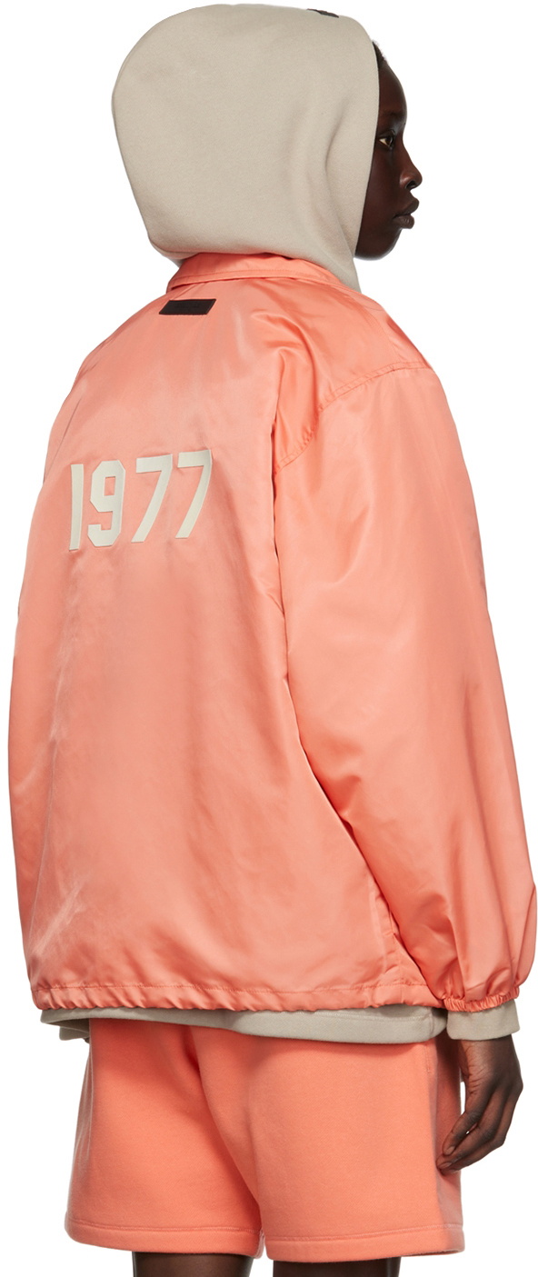 Fear of God ESSENTIALS Pink Nylon Jacket Fear Of God Essentials