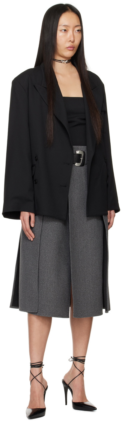 Beaufille Black Slant Belt Beaufille