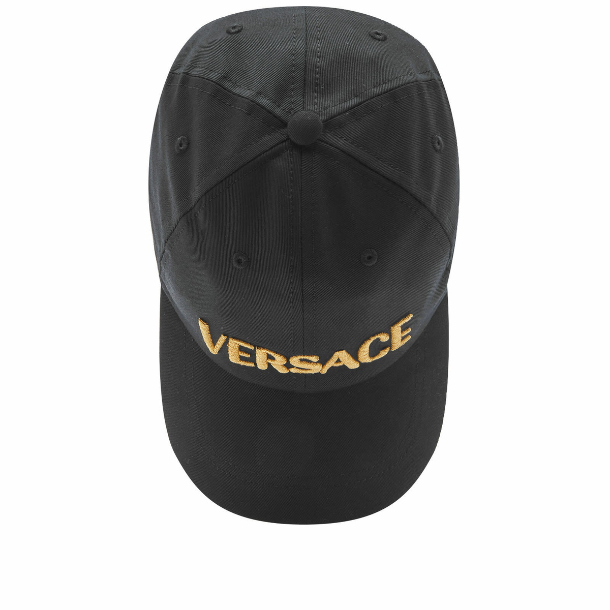 Versace Men's Logo Cap in Black Versace