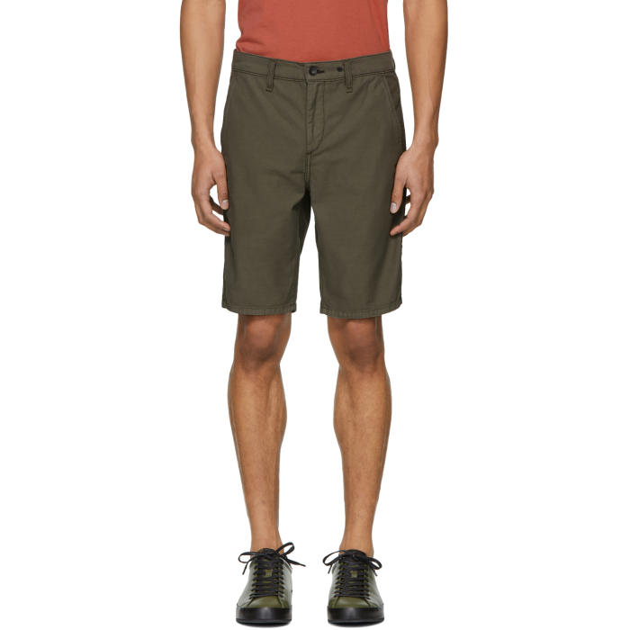 Rag and Bone Green Standard Issue Army Shorts Rag and Bone