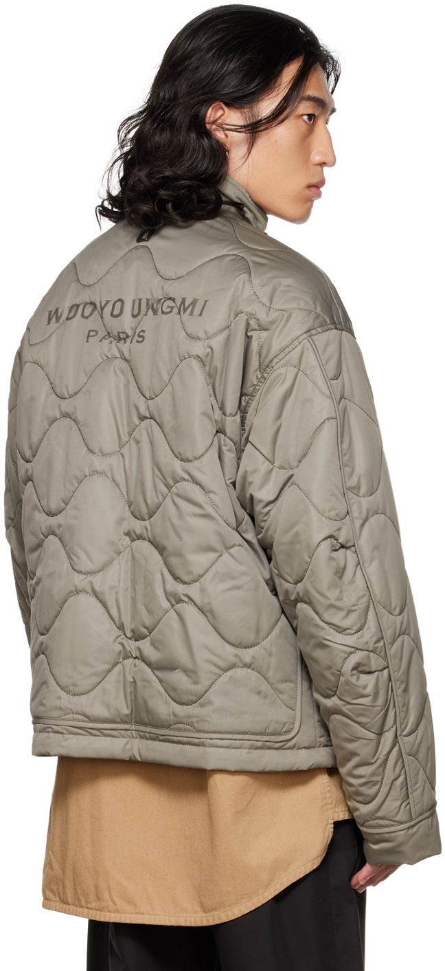 Wooyoungmi Khaki Quilted Jacket Wooyoungmi