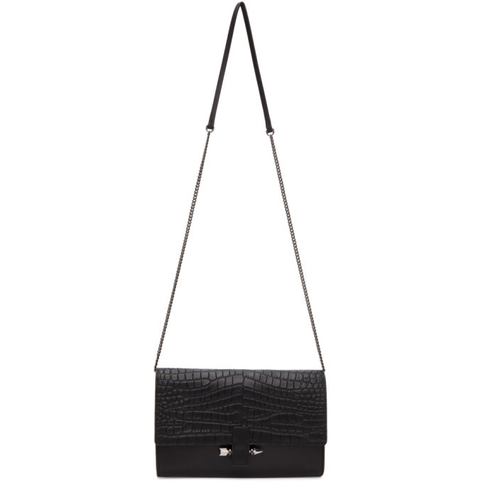 Mackage Black Croc Avah Shoulder Bag Mackage