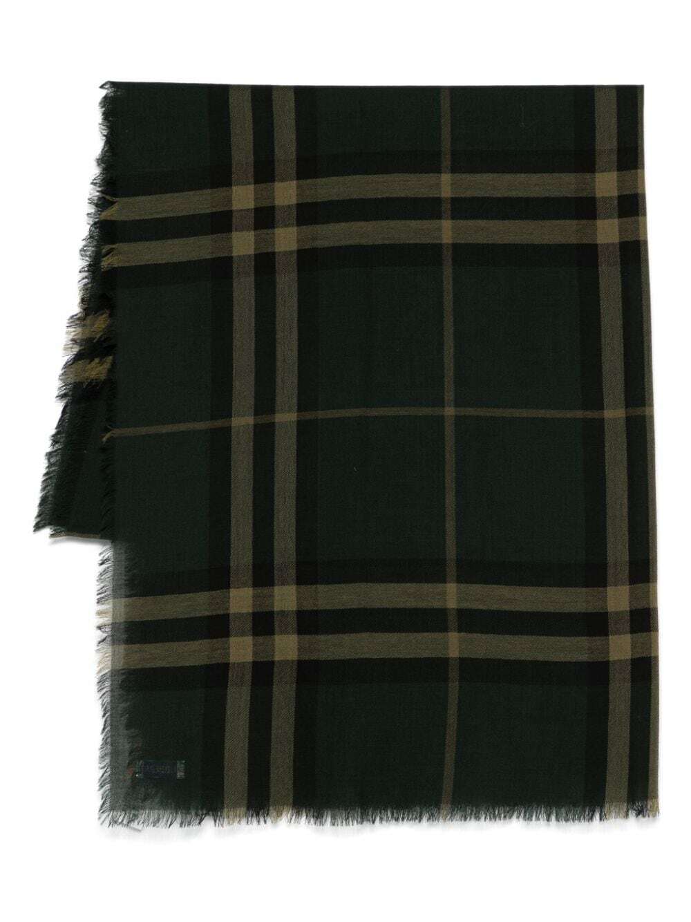 BURBERRY - Check Wool Scarf Burberry
