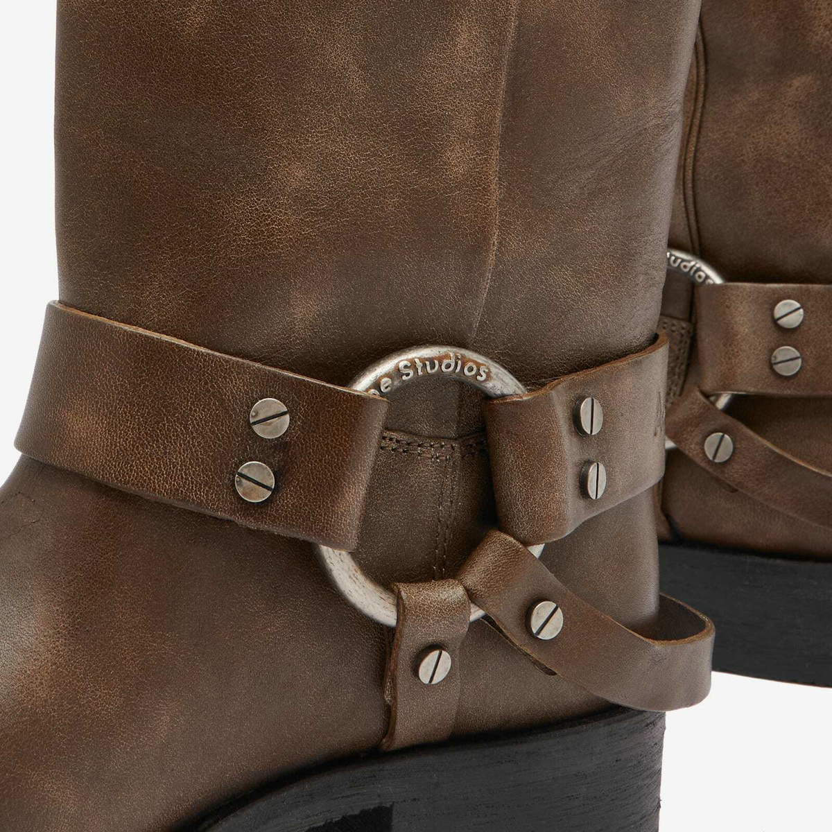 Acne Studios Women's Biker Boot in Greige Acne Studios