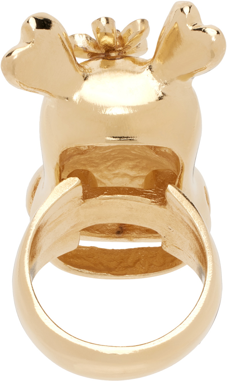 Collina Strada Gold Hippo Ring Collina Strada