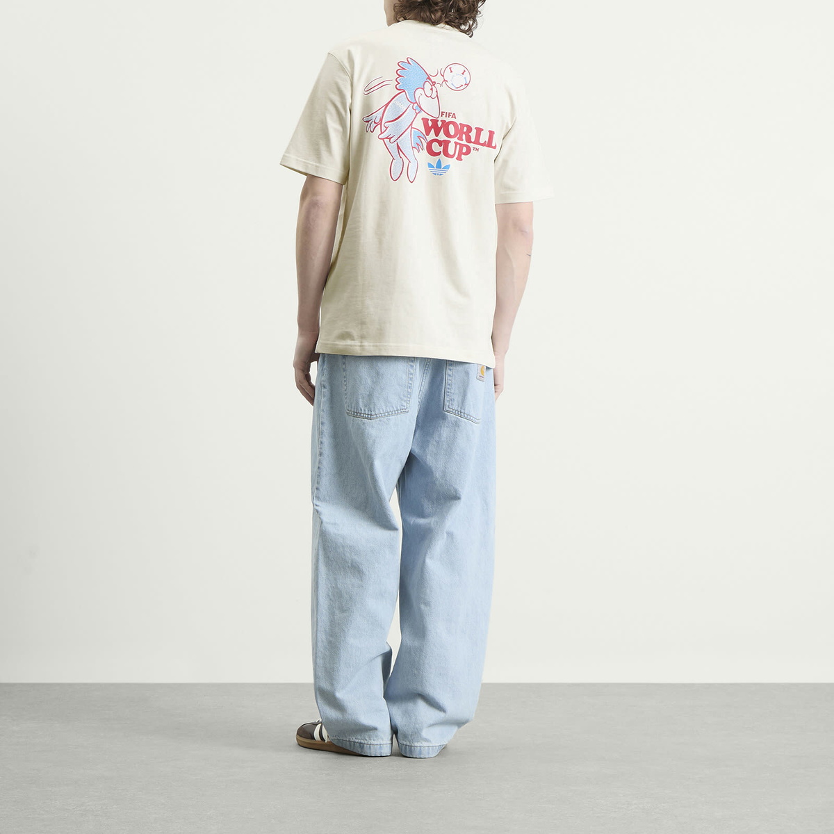 Adidas Men's Footix Mascot T-Shirt in Cloud White adidas