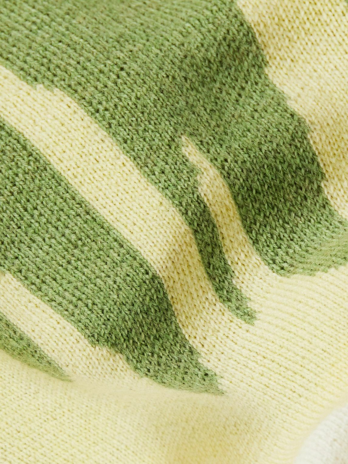 Off-White - Jacquard-Knit Wool Balaclava Off-White
