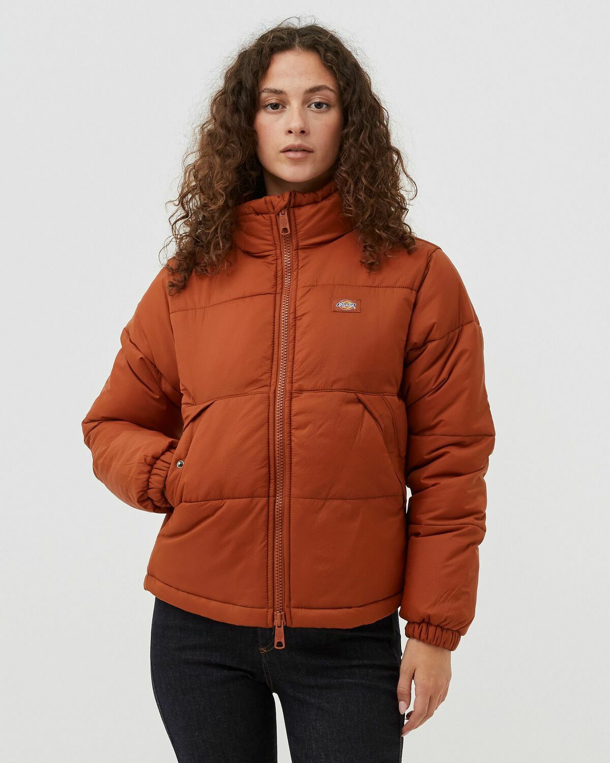 Dickies Alatna Brown Down & Puffer Jackets Dickies Construct