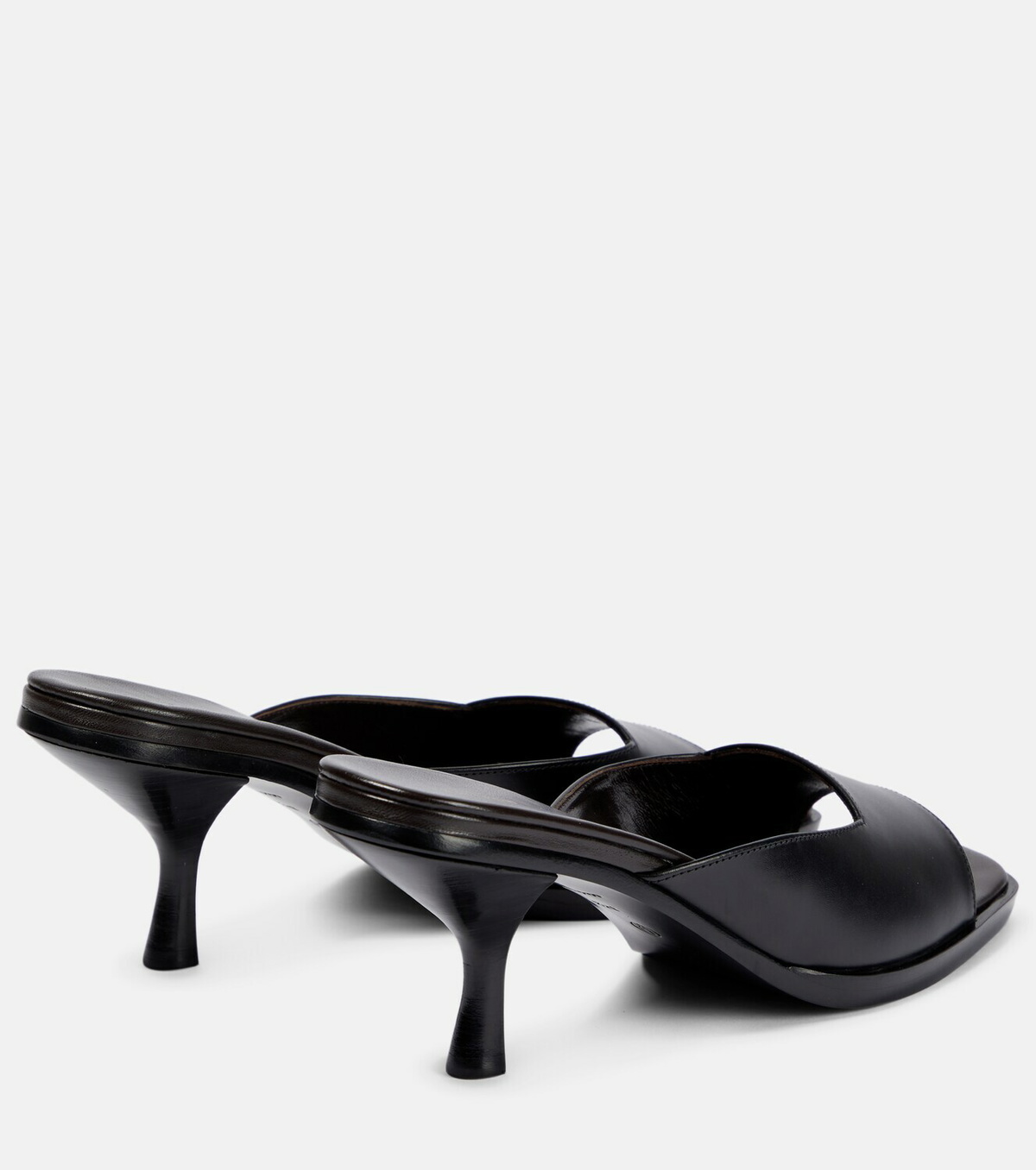 The Row - Lauren leather mules The Row