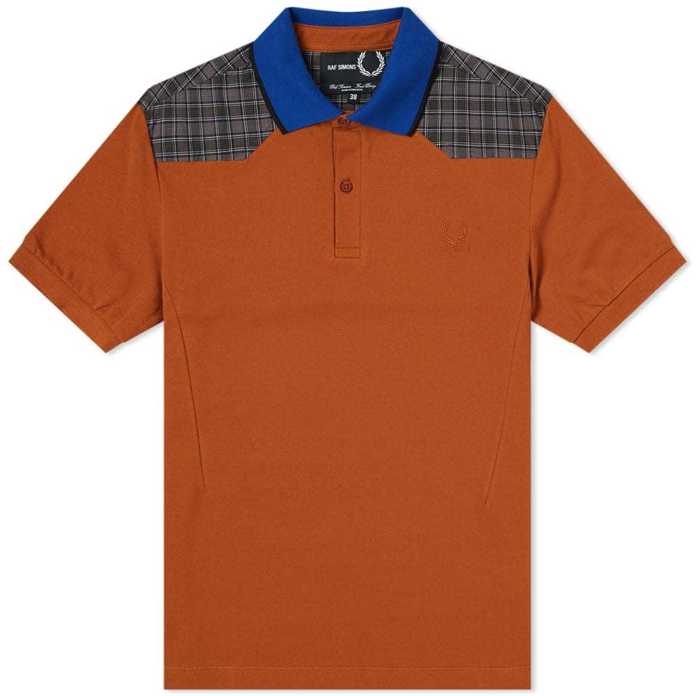 Fred Perry x Raf Simons Check Shoulder Polo Fred Perry x Raf Simons