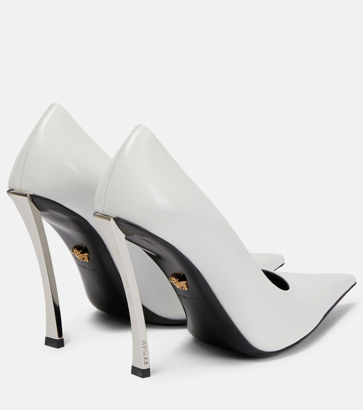 Versace - Pin-Point leather pumps Versace