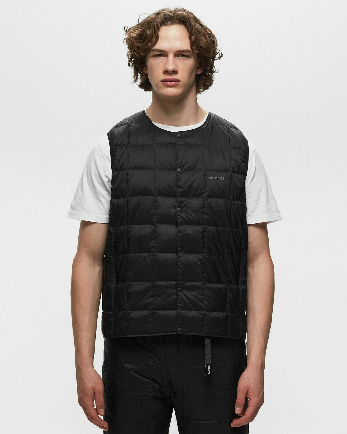 Gramicci Inner Down Vest Black Vests Gramicci