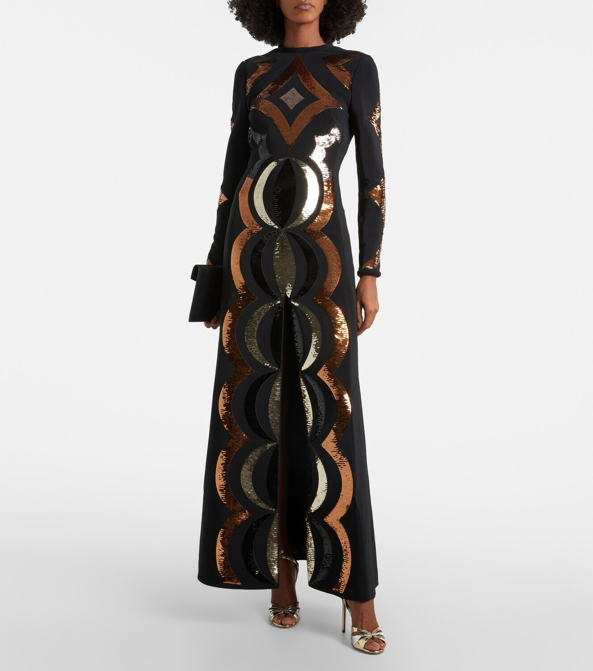 Pucci Sequined open-back gown Emilio Pucci