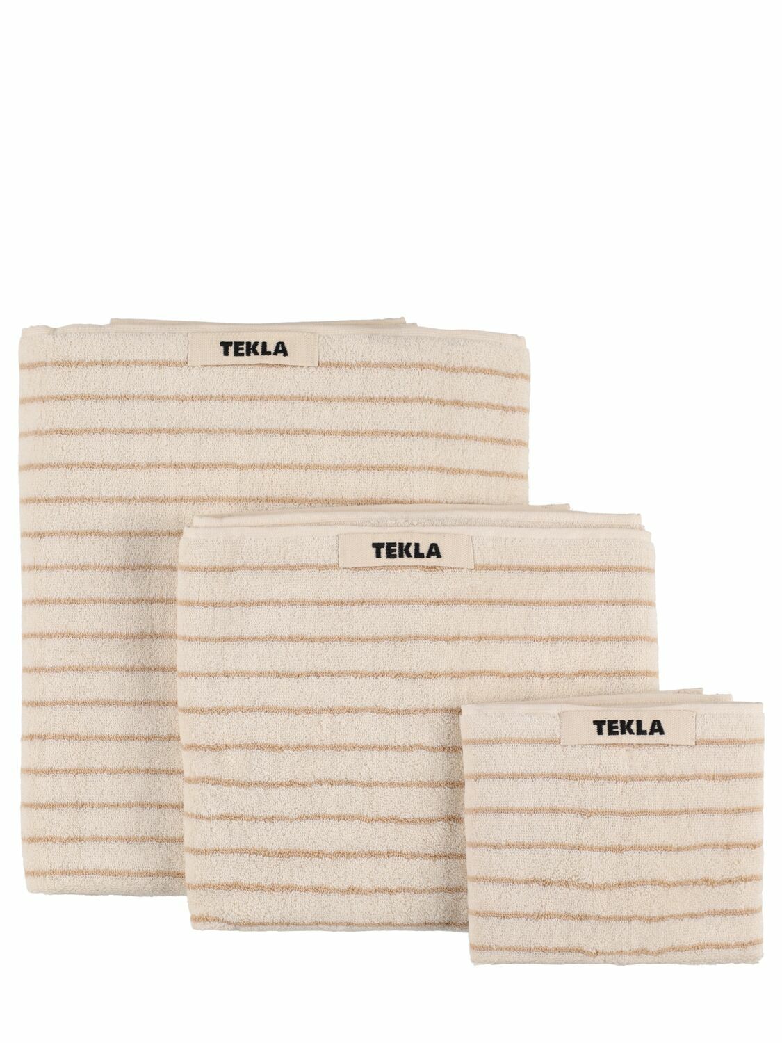 TEKLA - Set Of 3 Organic Cotton Towels Tekla Fabrics