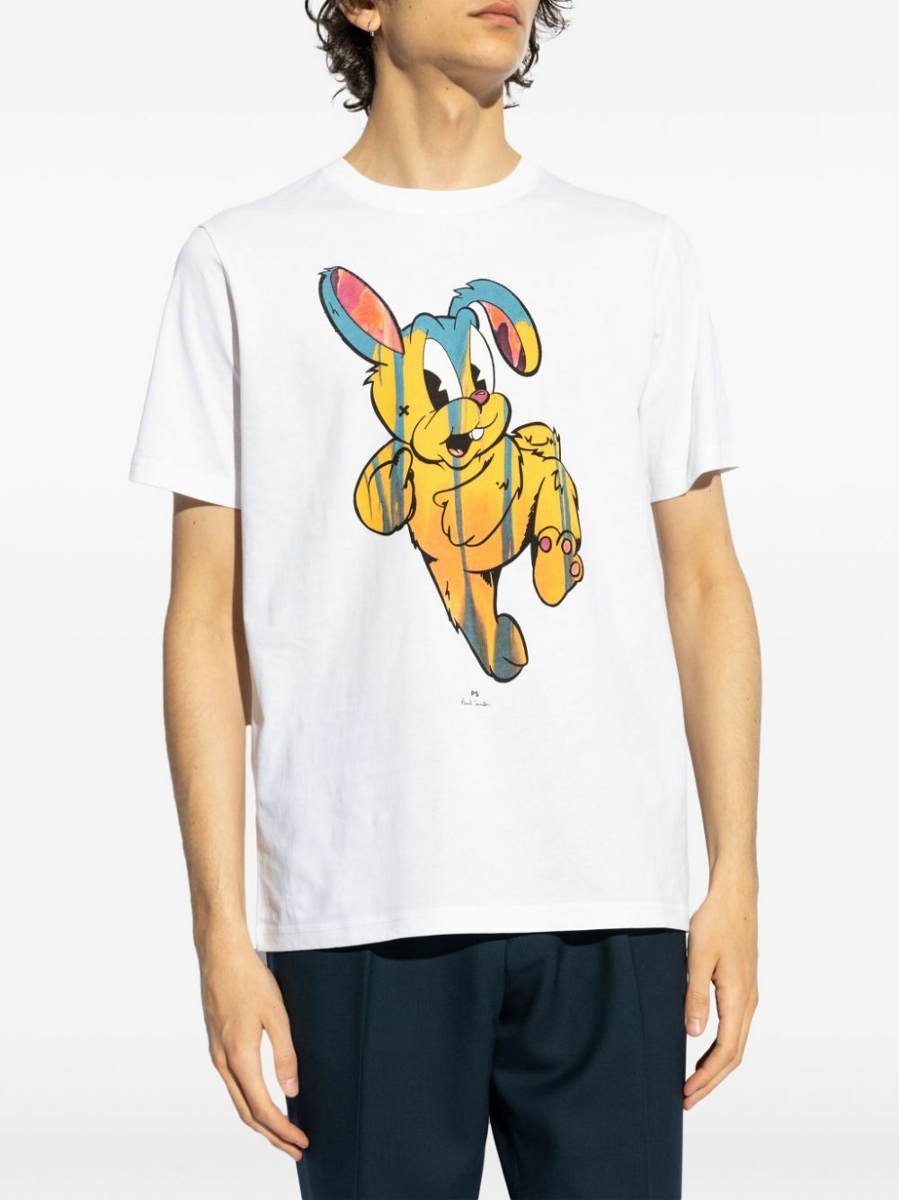 PS PAUL SMITH - Rabbit Cotton T-shirt PS by Paul Smith
