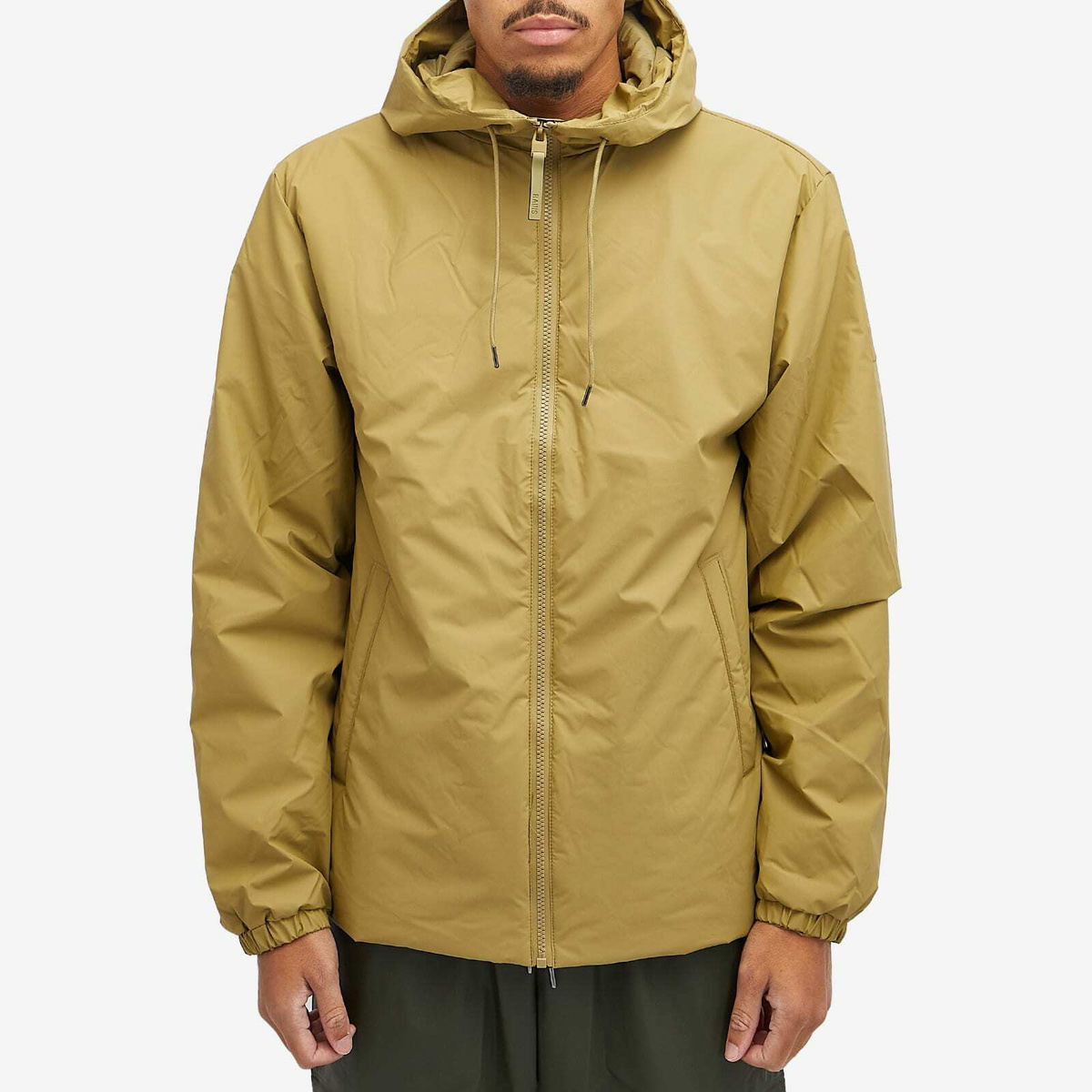Rains Men's Lohja Insulated Jacket in Khaki Rains
