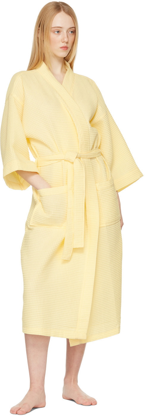 HAY Yellow Waffle Bath Robe HAY