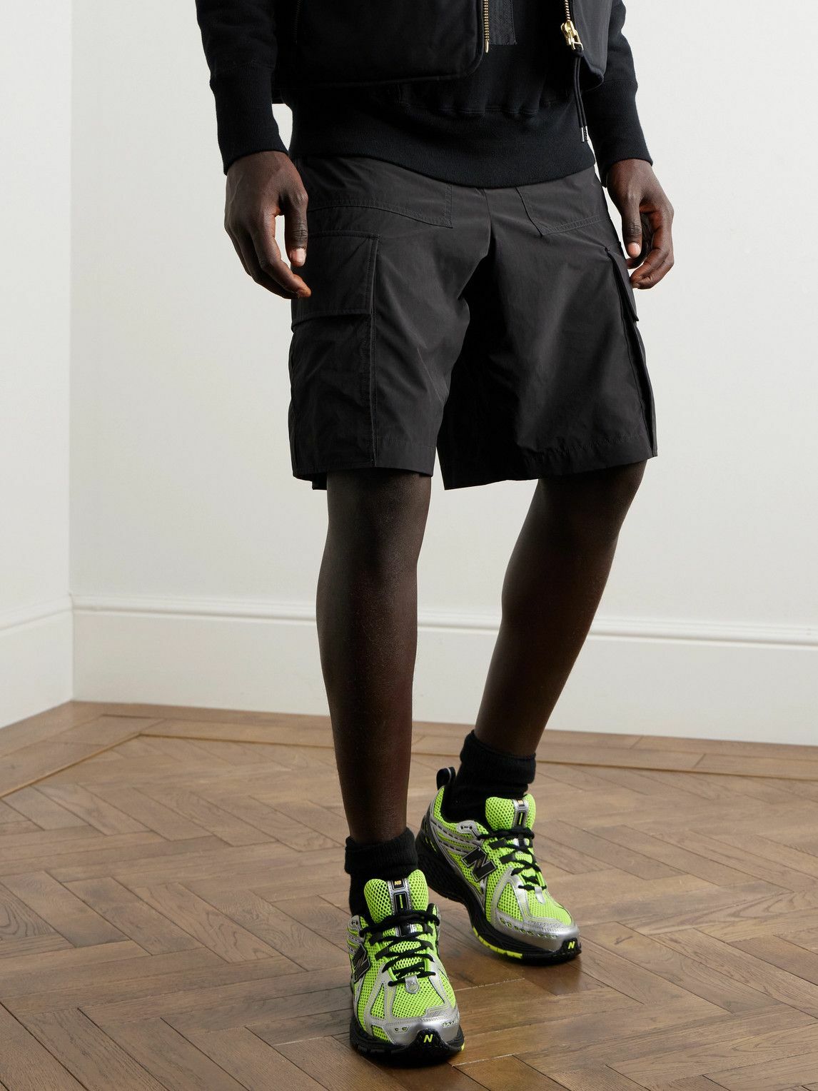 New Balance - M1906 Rubber-Trimmed Mesh and Metallic Faux Leather ...