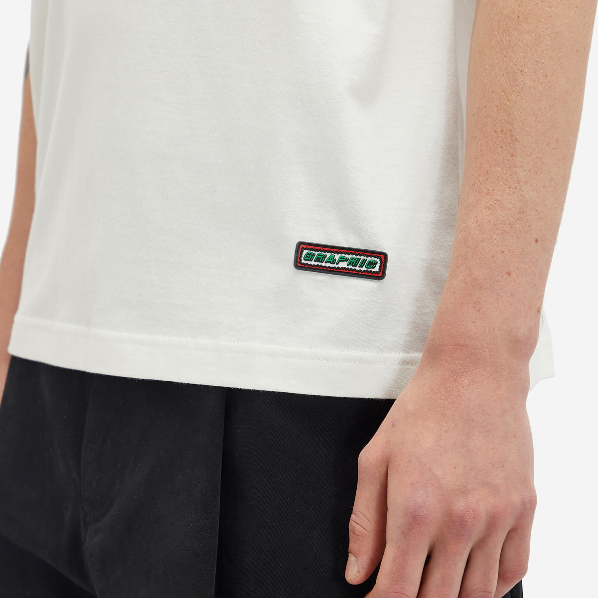 Deva States Men's Micro T-Shirt in Off White DEVÁ STATES