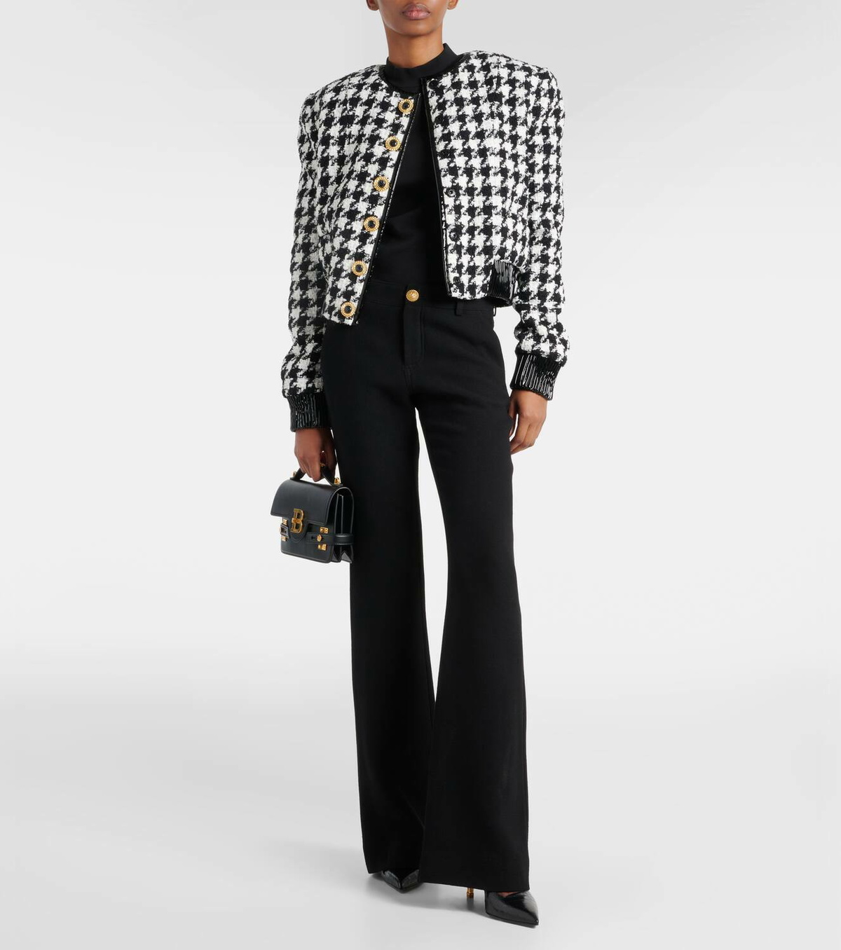 Balmain Houndstooth tweed jacket Balmain