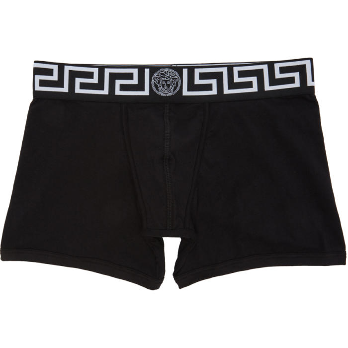 Versace Underwear Black Medusa Boxer Briefs Versace Underwear