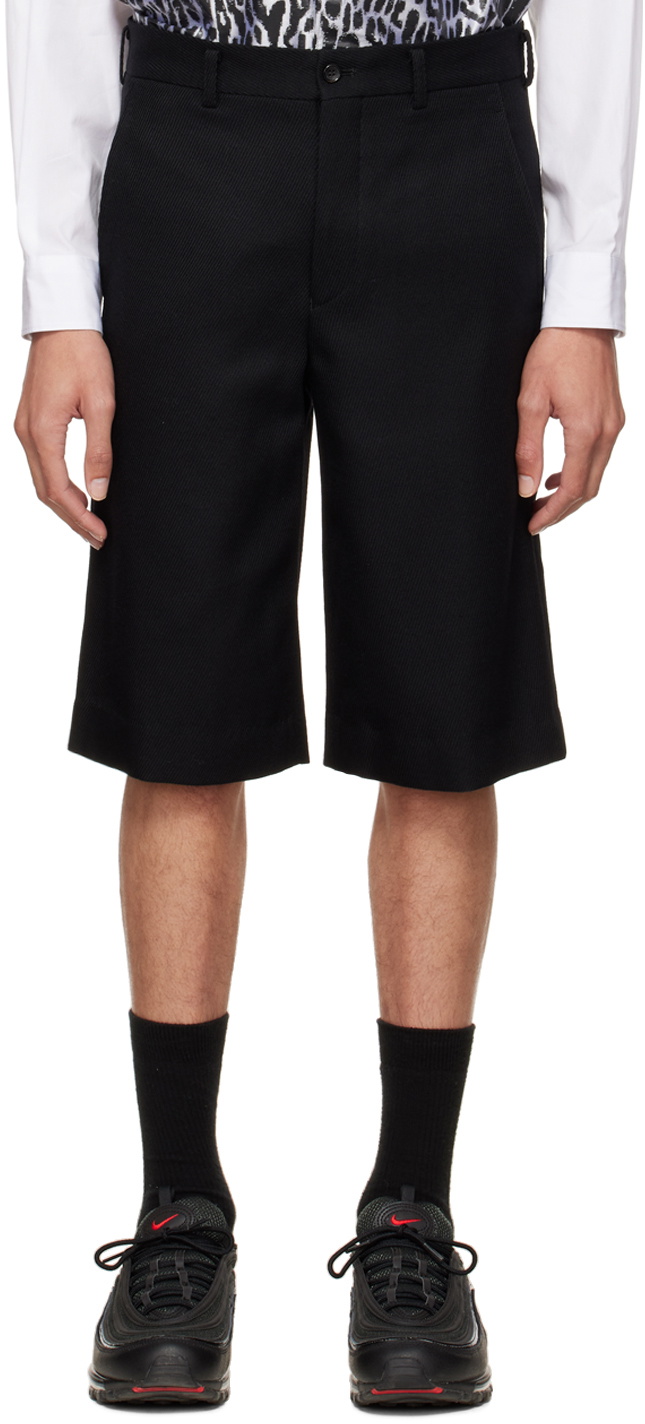 Comme des Garçons Homme Plus Black Zip Shorts Comme des Garcons Homme Plus