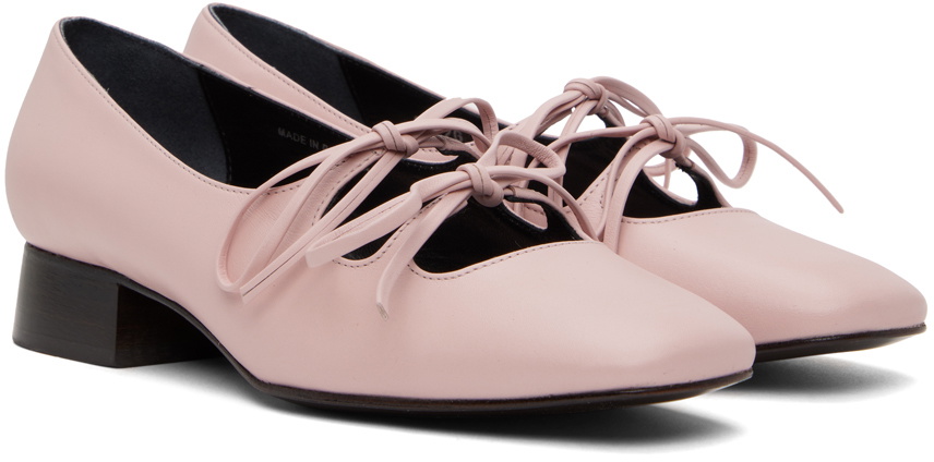 Nicole Saldaña SSENSE Exclusive Pink Isabel Ballerina Flats Nicole Saldaña