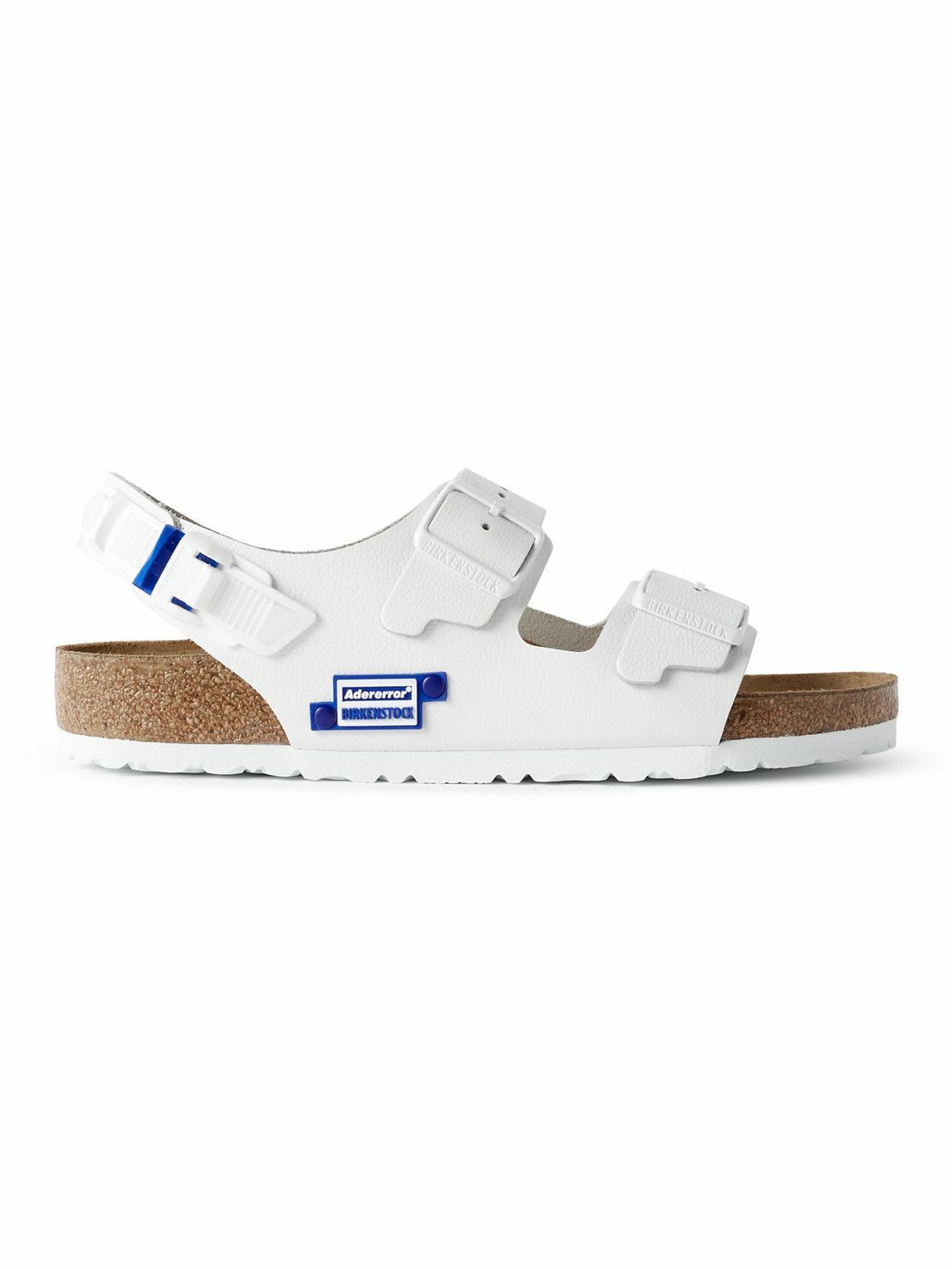 Birkenstock Adererror Milano Full Grain Leather Sandals White Birkenstock Adererror Milano Full Grain Leather Sandals White