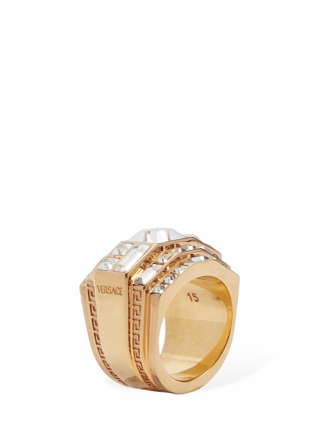 VERSACE - Crystal Thick Ring Versace