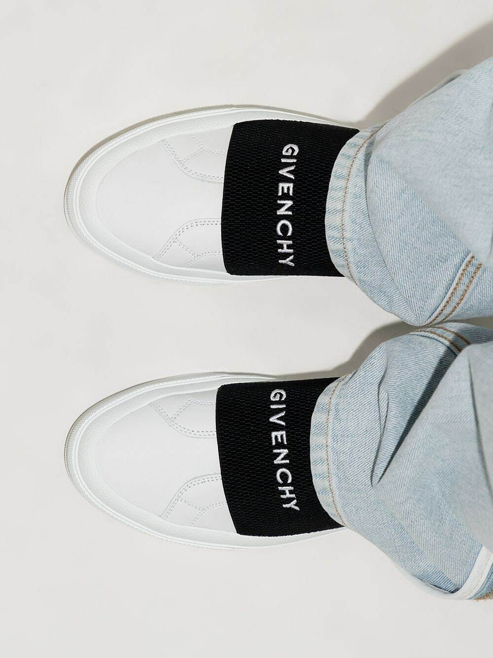GIVENCHY - City Sport Leather Sneakers Givenchy