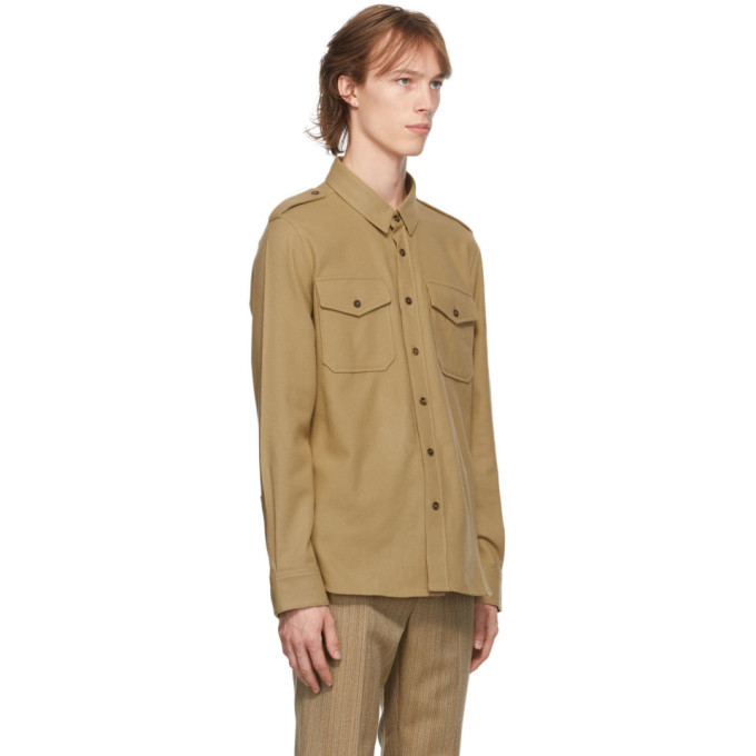 System Beige Pocket Military Shirt System