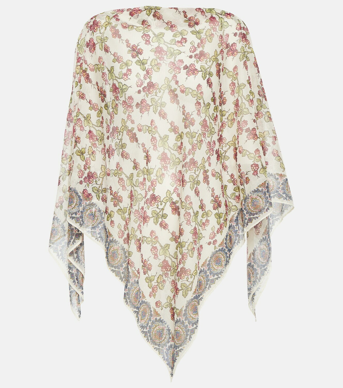Etro Printed poncho Etro