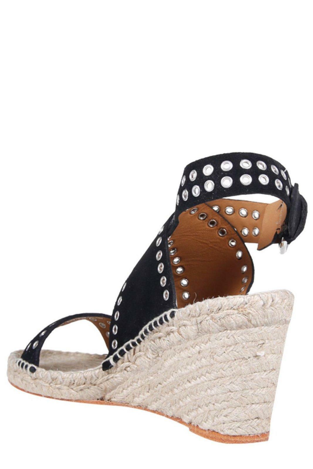 Isabel Marant Open Toe Platform Wedge Sandals Isabel Marant