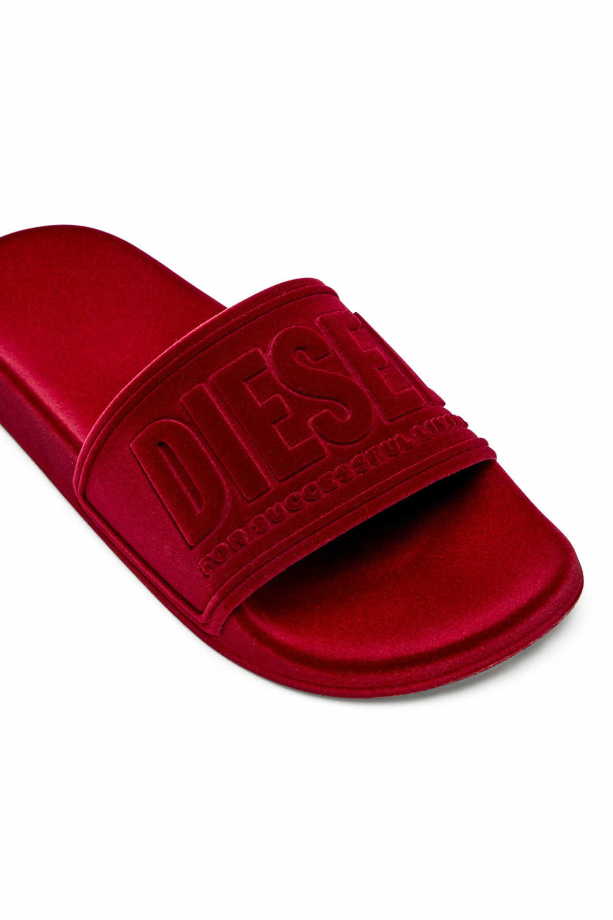 Diesel Sa-Mayemi-Pool slides with velvety flocking - Slides Womens in ...