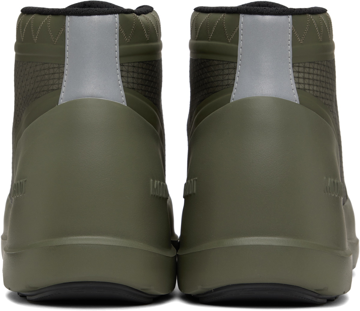 Moon Boot Khaki Luna Trek Mid Nylon Boots Moon Boot