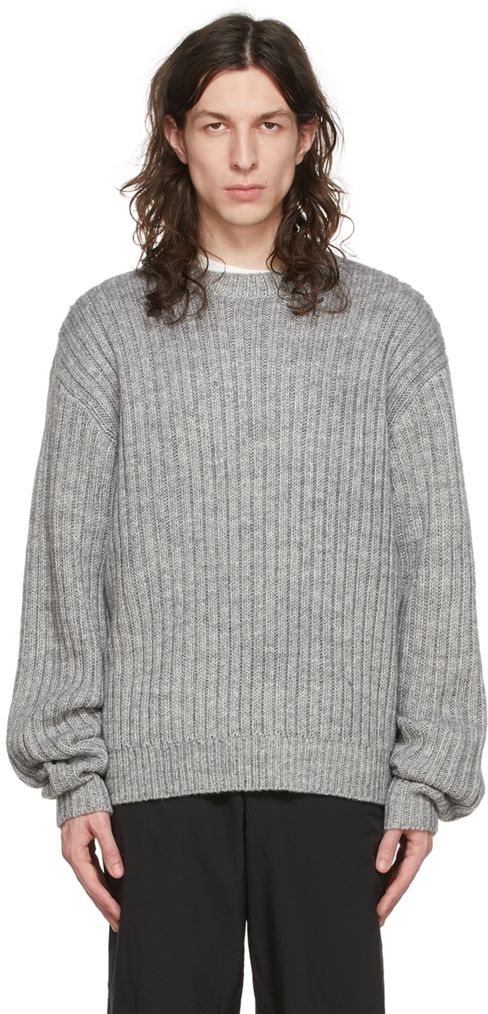 Chemist Creations Grey Acrylic Sweater Chemist Creations