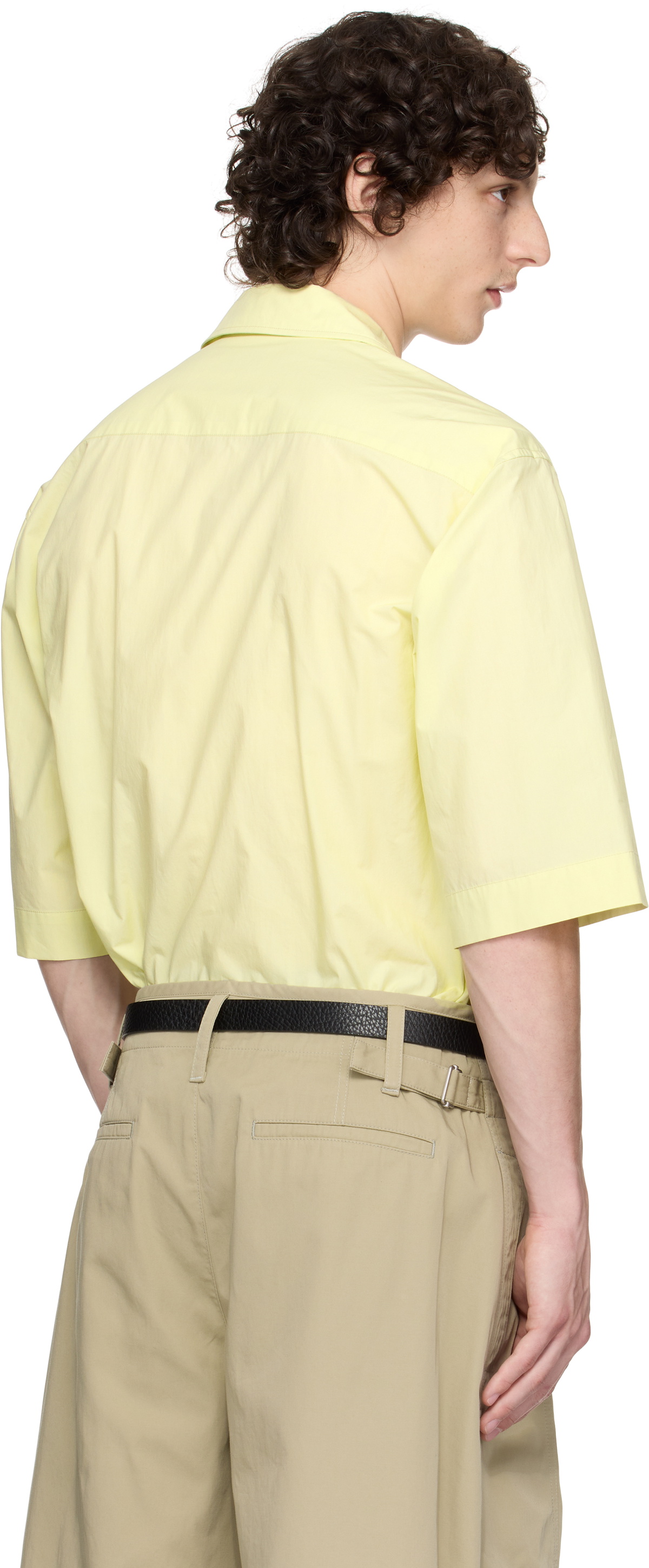 LEMAIRE Yellow 'Convertible' Shirt Lemaire